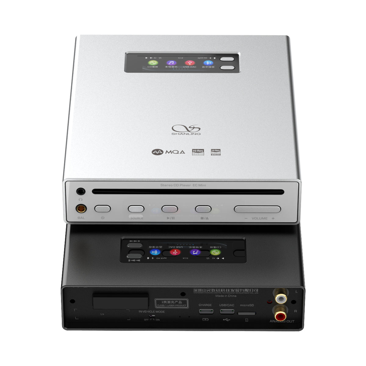 SHANLING EC Mini Hi-Fi Quality Dual ES9219MQ DACs Bluetooth CD Player ...